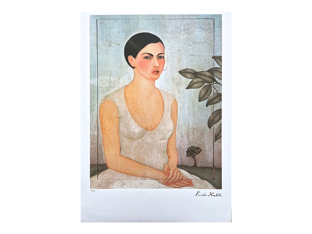FRIDA KAHLO (after) - Portrait of Christina - Signed, Certificate ...