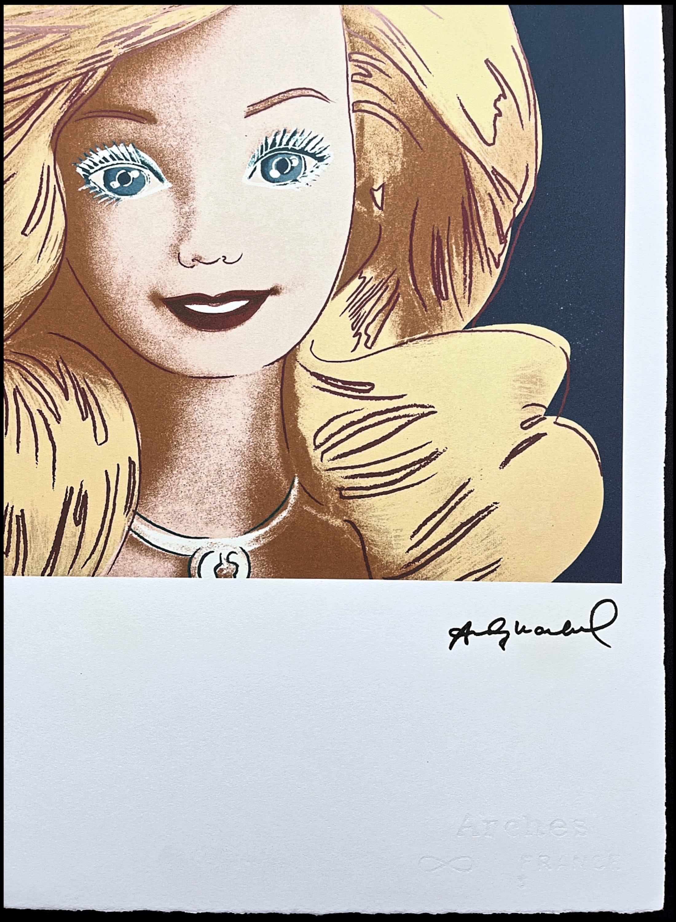 ANDY WARHOL barbie Signed Certificate coa - Etsy