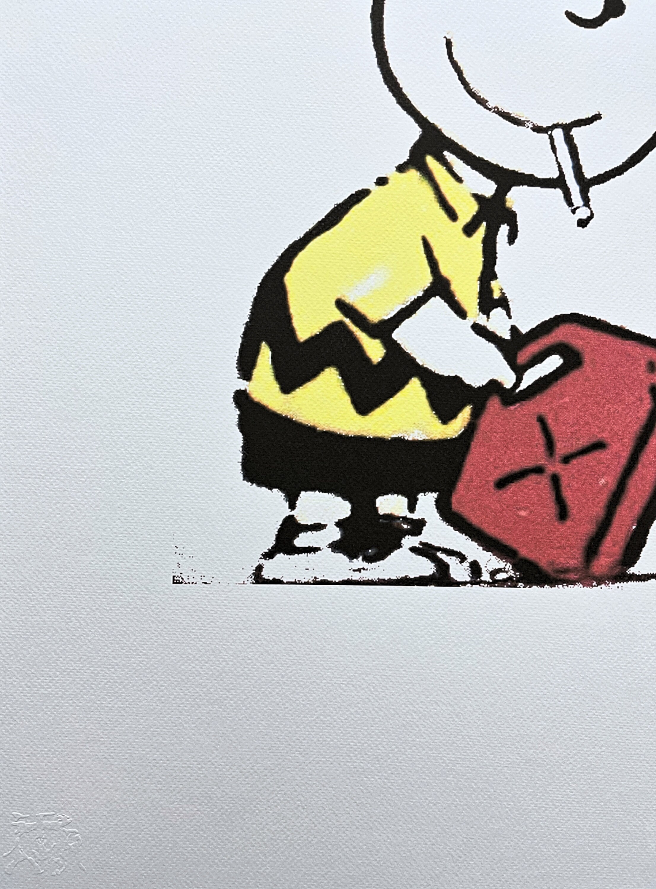 BANKSY charlie Brown Signed Certificate coa - Etsy