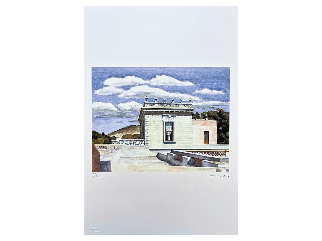 EDWARD HOPPER - Saltillo Mansion - Signed, Numbered Edition 65/150, 38 ...