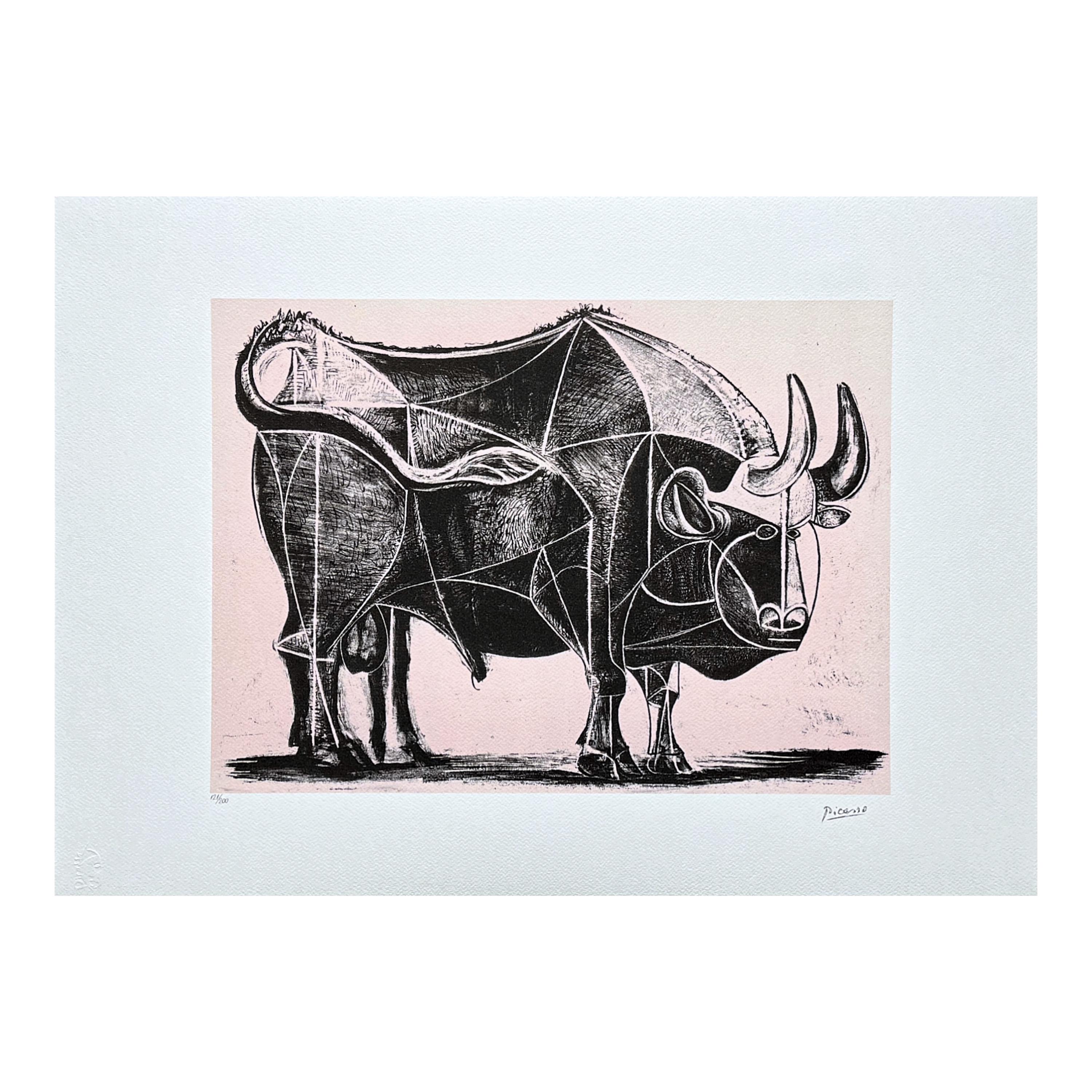 PABLO PICASSO after the Bull, State IV Signed, Certificate, Limited ...