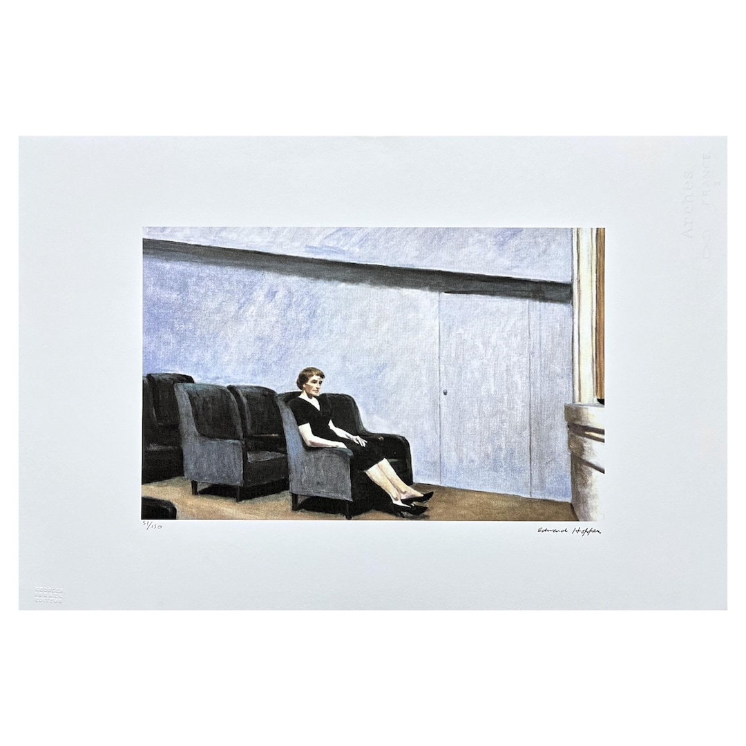 EDWARD HOPPER (after) - Intermission - Signed, Numbered Edition 51/150 ...