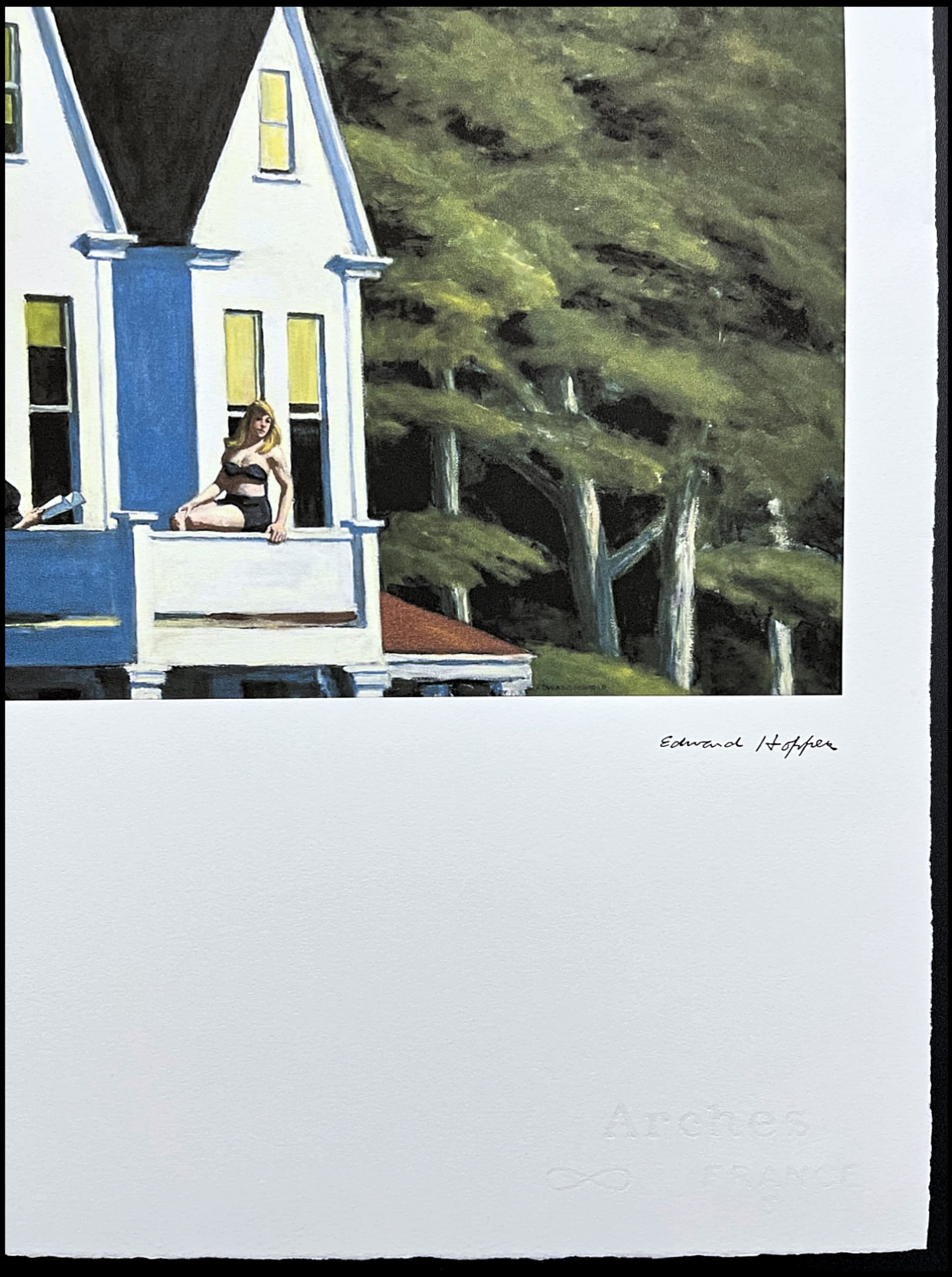 EDWARD HOPPER Signed, Certificate, Limited Edition 99/150, 38 X 57 Cm ...