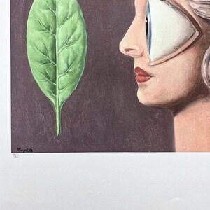 RENÉ MAGRITTE (after) - Bricklayer's Wife - Signed, Numbered Edition 98 ...