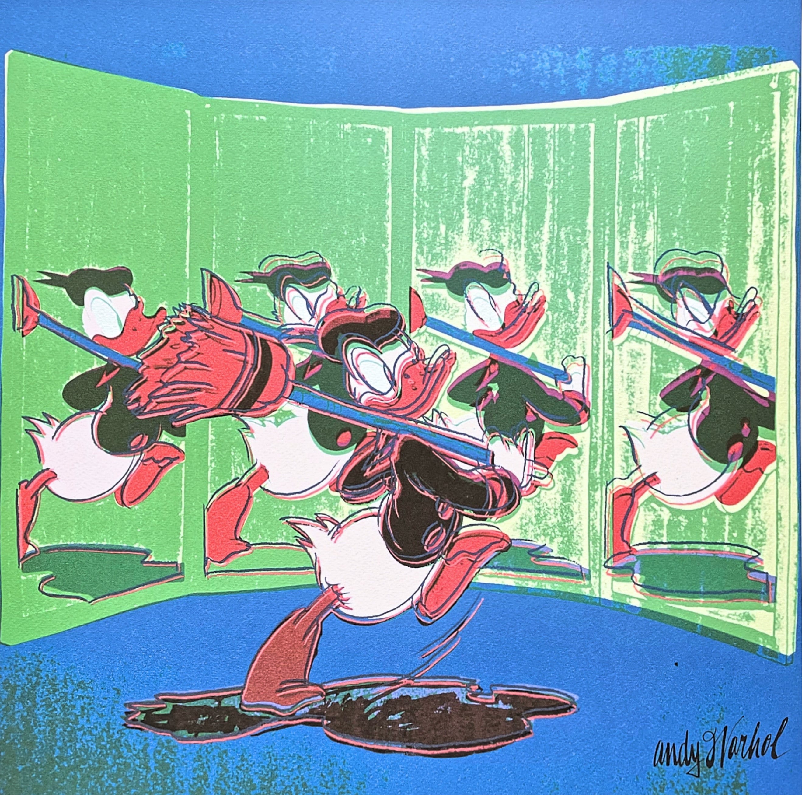 ANDY WARHOL donald Duck Signed Certificate - Etsy