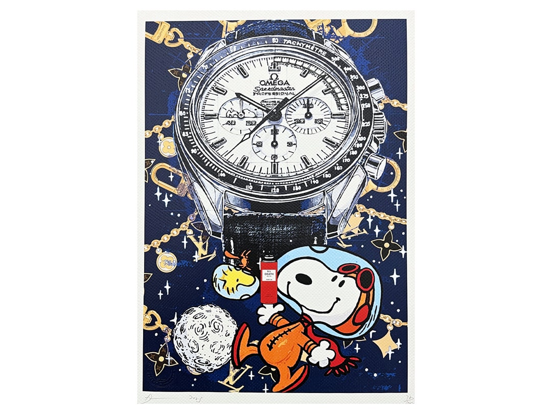 DEATH NYC Omega Snoopy Signed, Certificate, Numbered Limited Edition ...