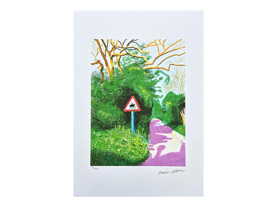 DAVID HOCKNEY - the Arrival of Spring in Woldgate 5th May - Signed ...