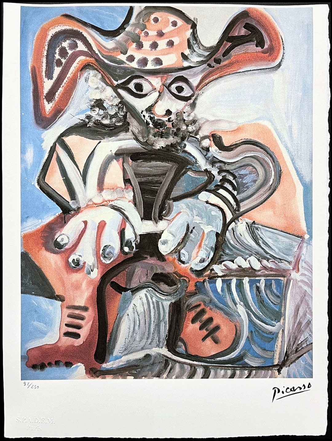PABLO PICASSO Signed, Limited Edition 92/250, 28.5 X 38 Cm ...