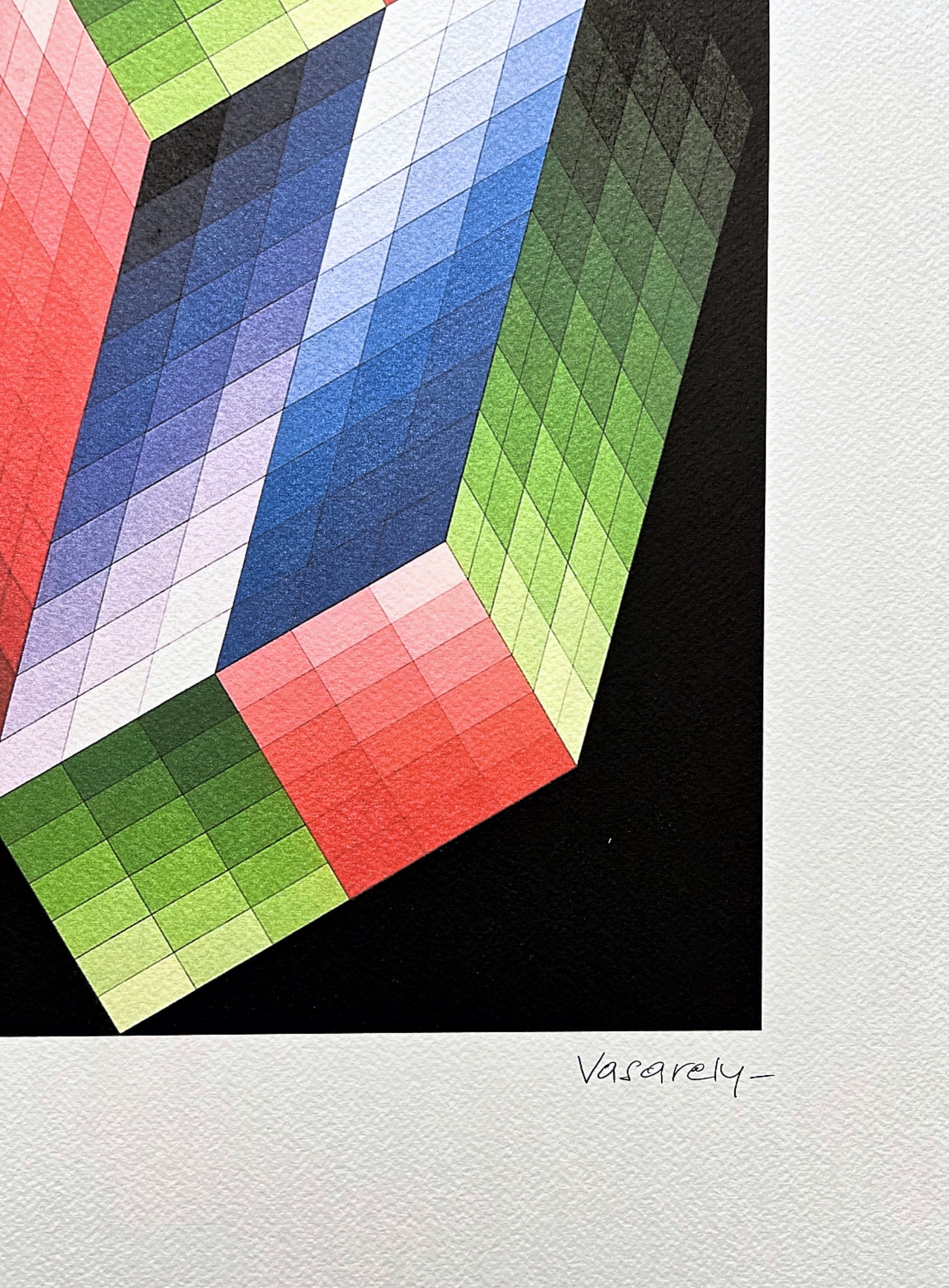 VICTOR VASARELY after Signed, Certificate, Limited Edition 114/500, 35 ...