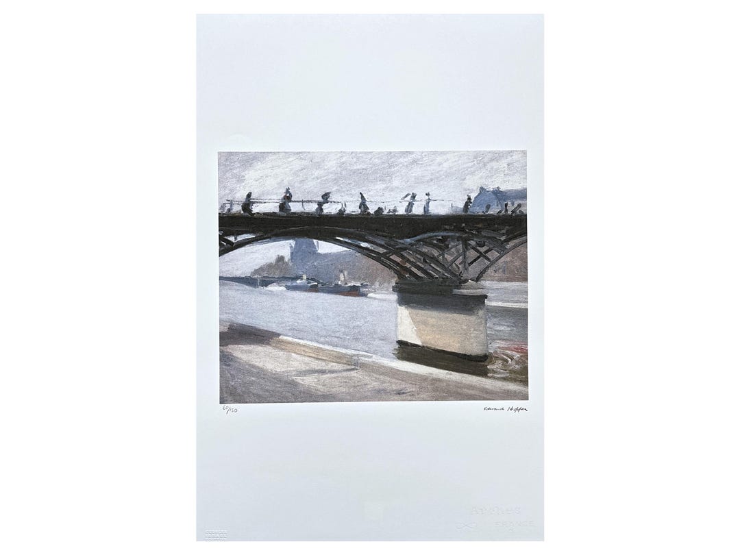 EDWARD HOPPER (after) - the Bridge of Art - Signed, Certificate ...