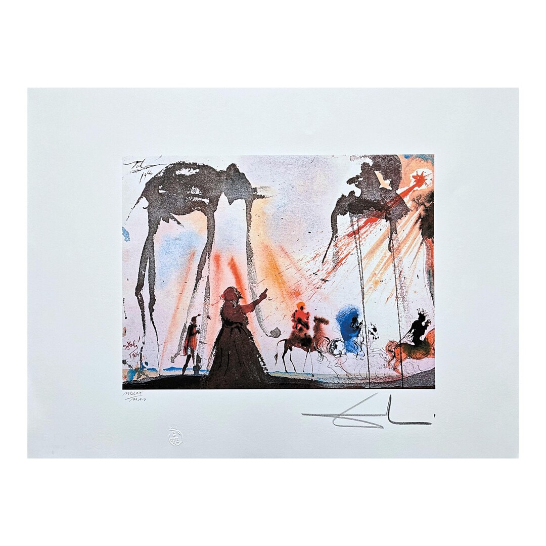 SALVADOR DALÍ - They Will All Come From Saba - Signed, Limited Edition ...