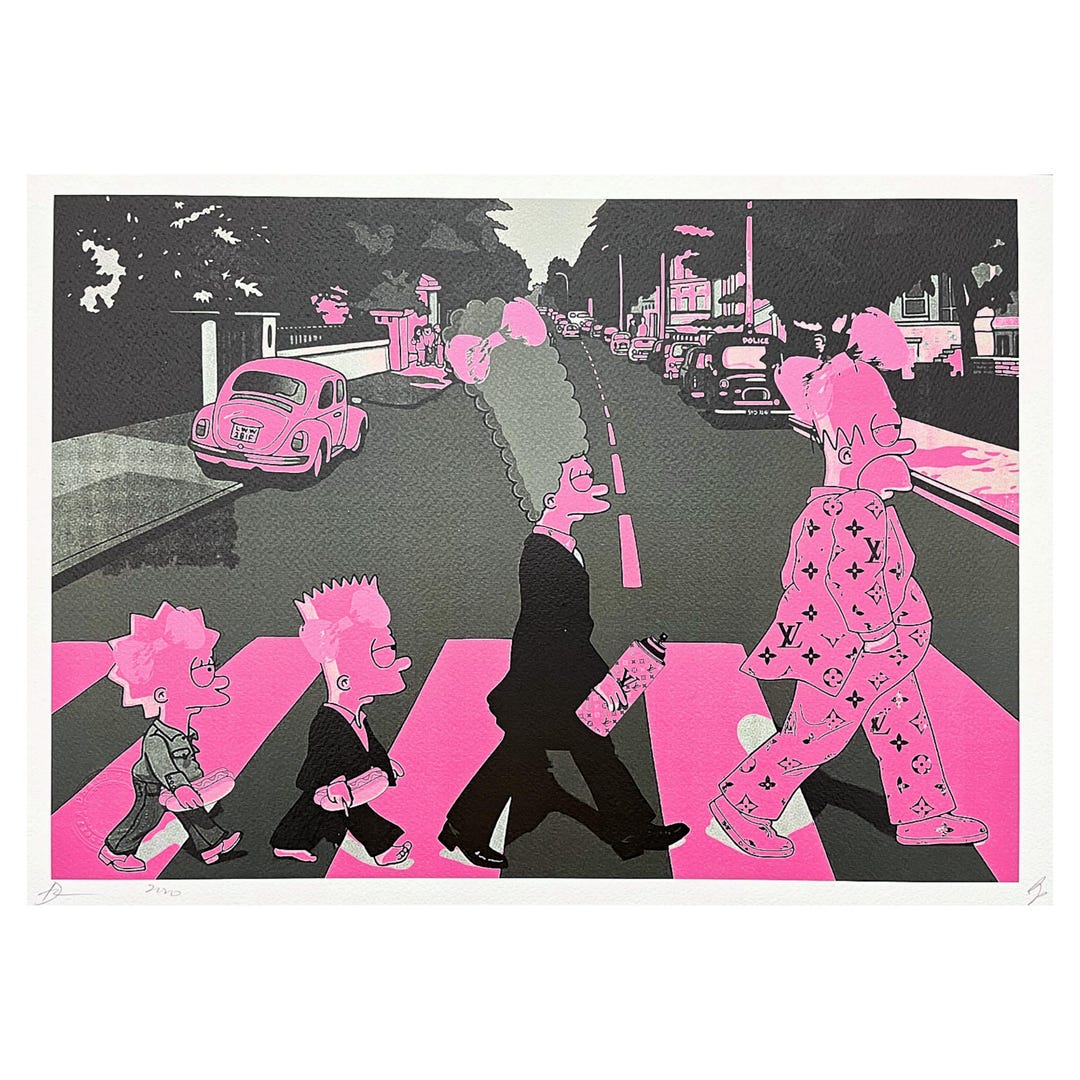 DEATH NYC - the Simpsons - Signed, Certificate (coa), Limited Edition ...