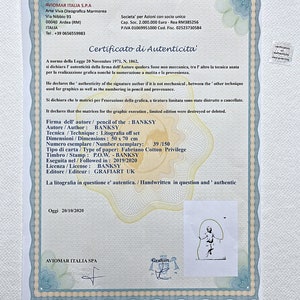 BANKSY girl With Skipping Rope Signed, Certificate, Limited Edition 39/ ...
