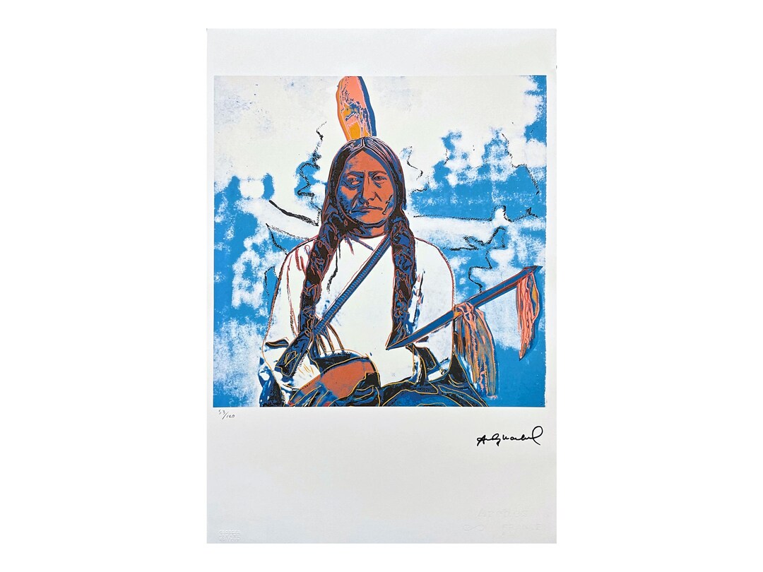 ANDY WARHOL (after) - Sitting Bull - Signed, Numbered Edition 53/100 ...