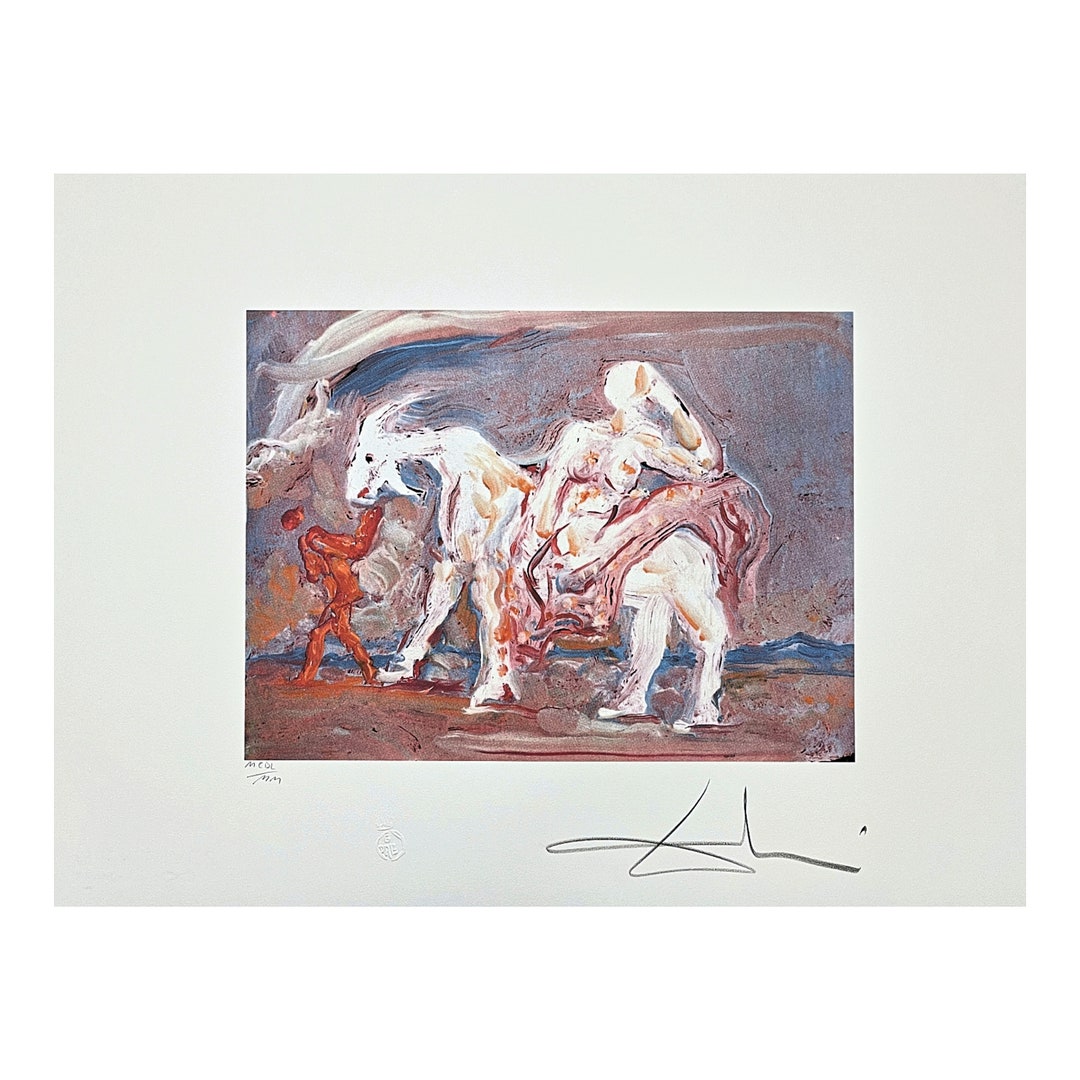 SALVADOR DALÍ - Woman on a Ram - Signed, Limited Edition, 66 X 50 Cm ...