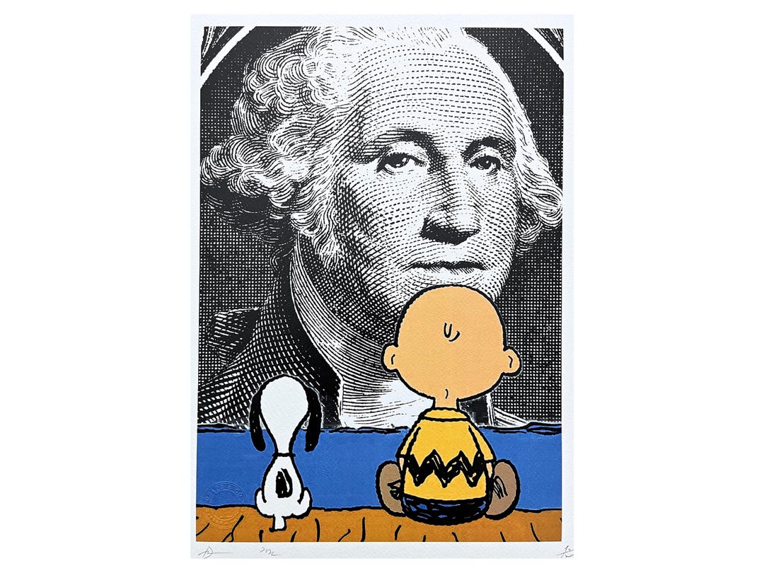 DEATH NYC - George Washington and Charlie Brown - Signed, Certificate ...