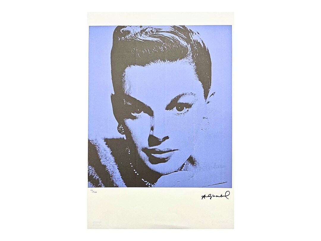 ANDY WARHOL - Judy Garland - Signed, Numbered Edition 62/100, 38 X 56 ...