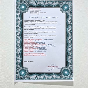 TOM WESSELMANN (after) - Smoker III - Signed, Certificate, Limited ...
