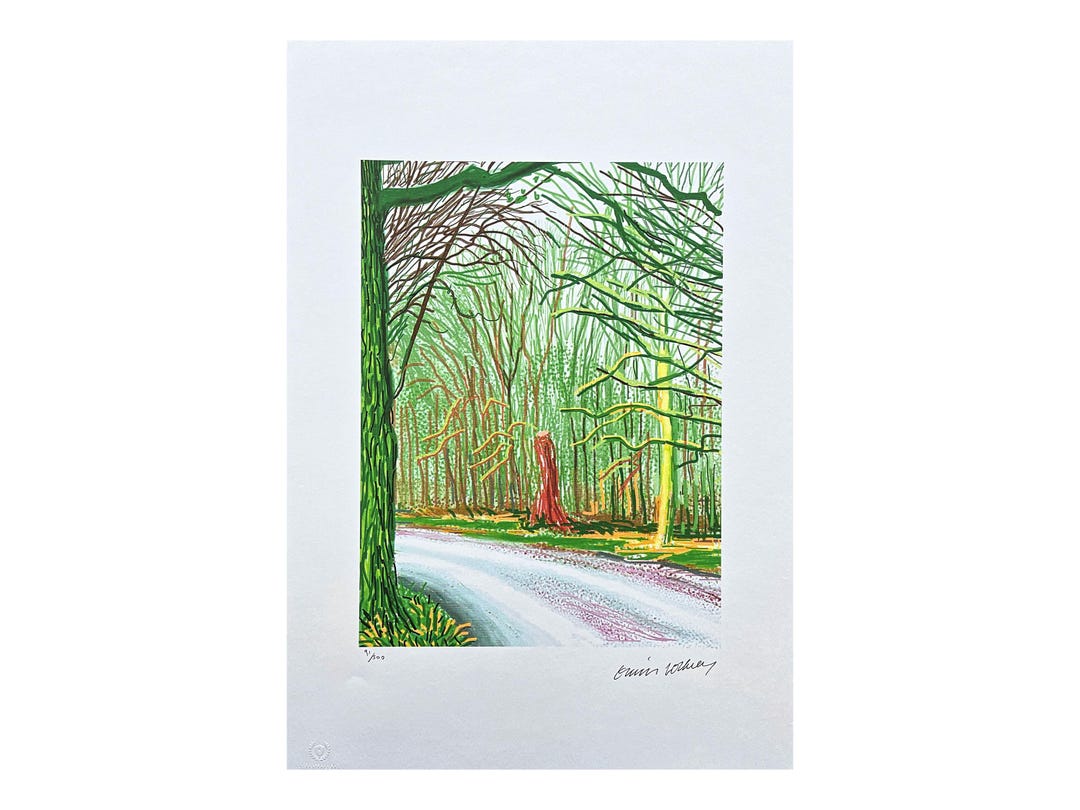DAVID HOCKNEY - the Arrival of Spring in Woldgate 23th April - Signed ...