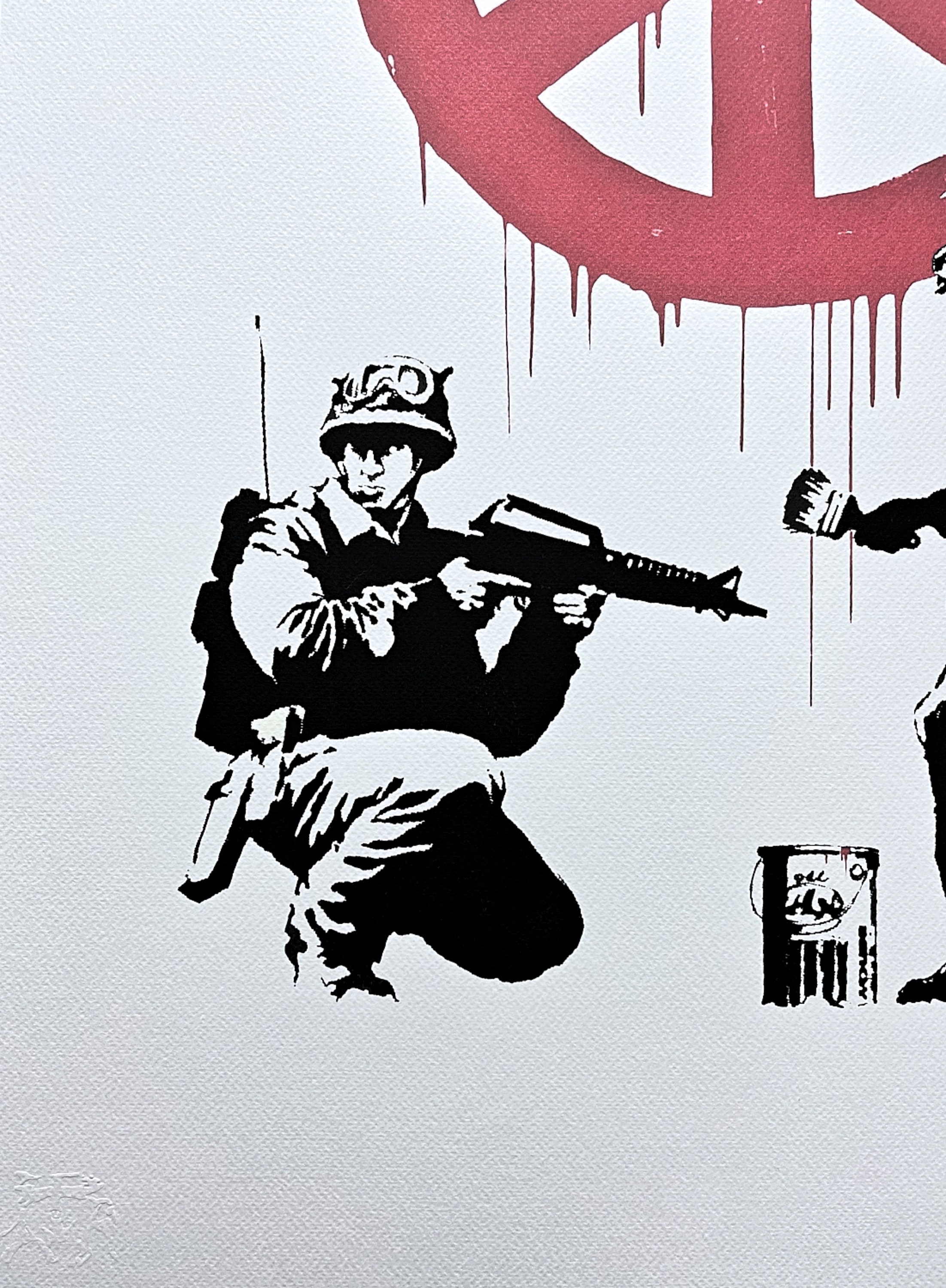 BANKSY cnd Soldiers Signed Certificate coa - Etsy