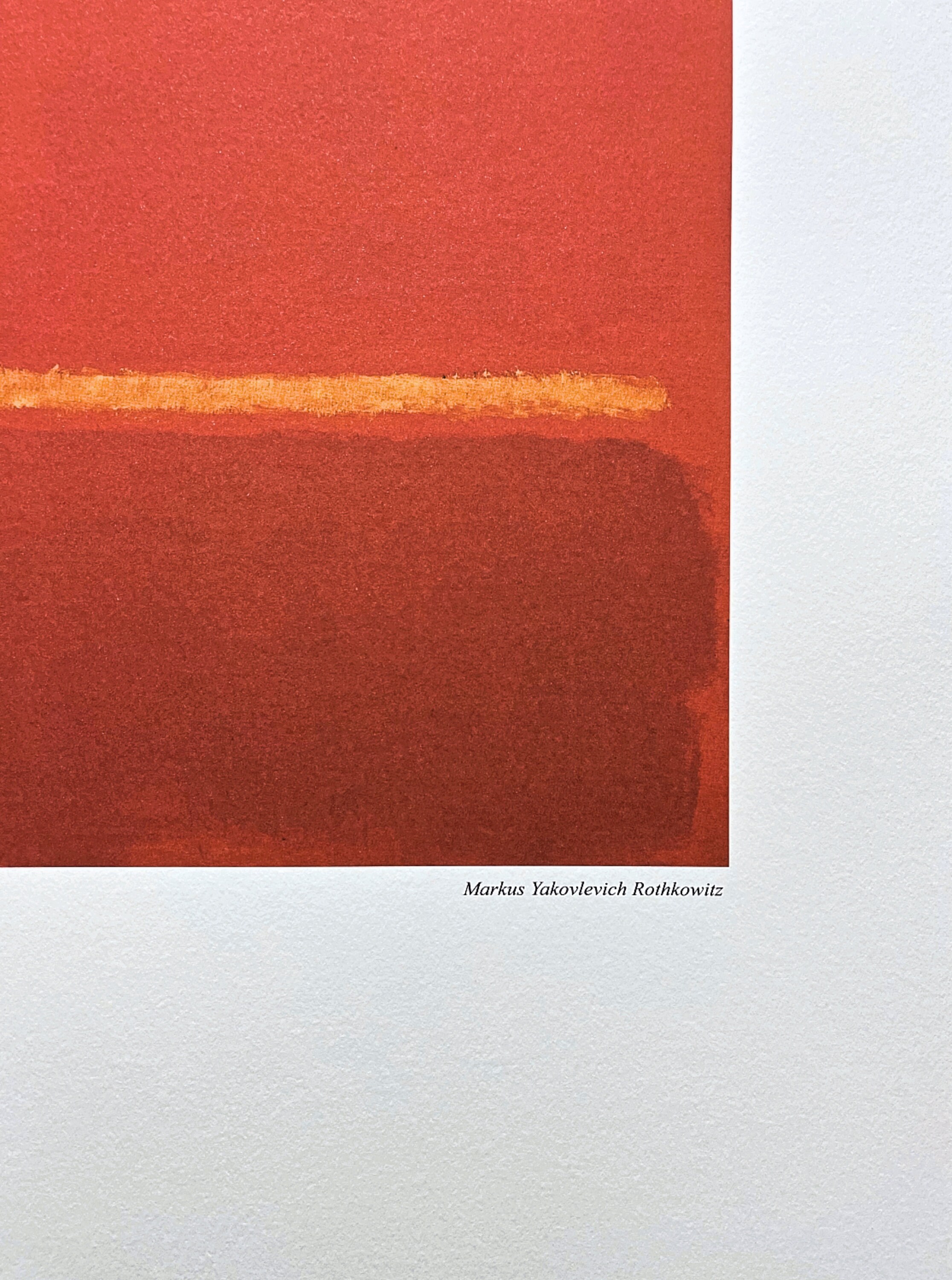 MARK ROTHKO Signed Certificate coa Limited Edition - Etsy
