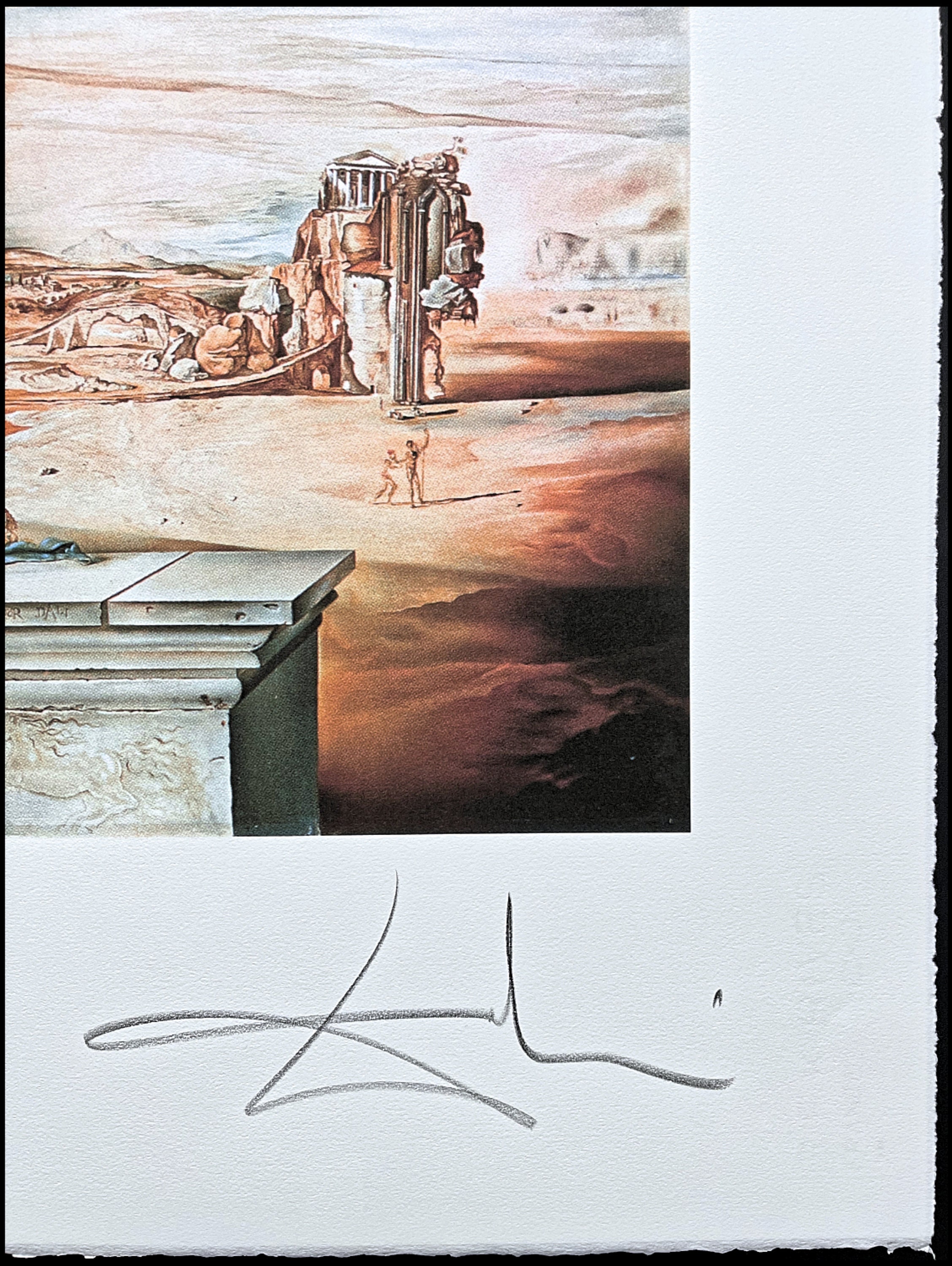 SALVADOR DALÍ - Portrait of Mrs Jack Warner - Signed, Limited Edition ...