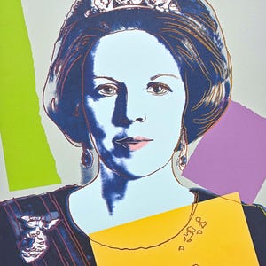 ANDY WARHOL (after) - Queen Beatrix - Signed, Numbered Edition 66/100 ...