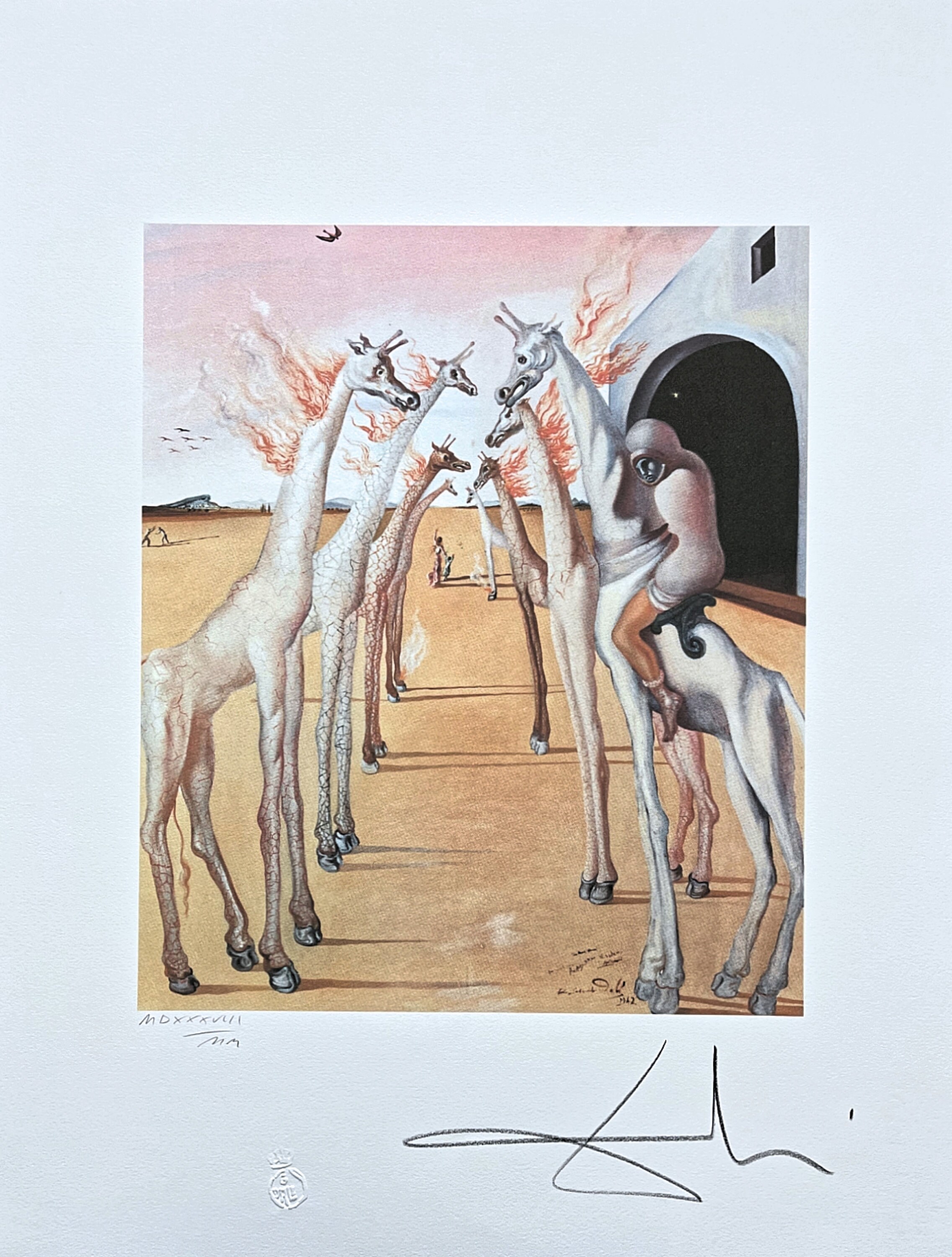 SALVADOR DALÍ Signed, Limited Edition, 50 X 66 Cm, Embossing, Watermark ...