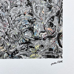 JACKSON POLLOCK (after) - Eyes in the Heat II - Signed, Certificate ...