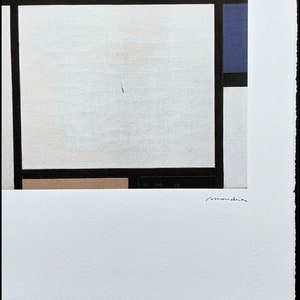 PIET MONDRIAN (after) - Composition - Signed, Limited Edition 140/200 ...