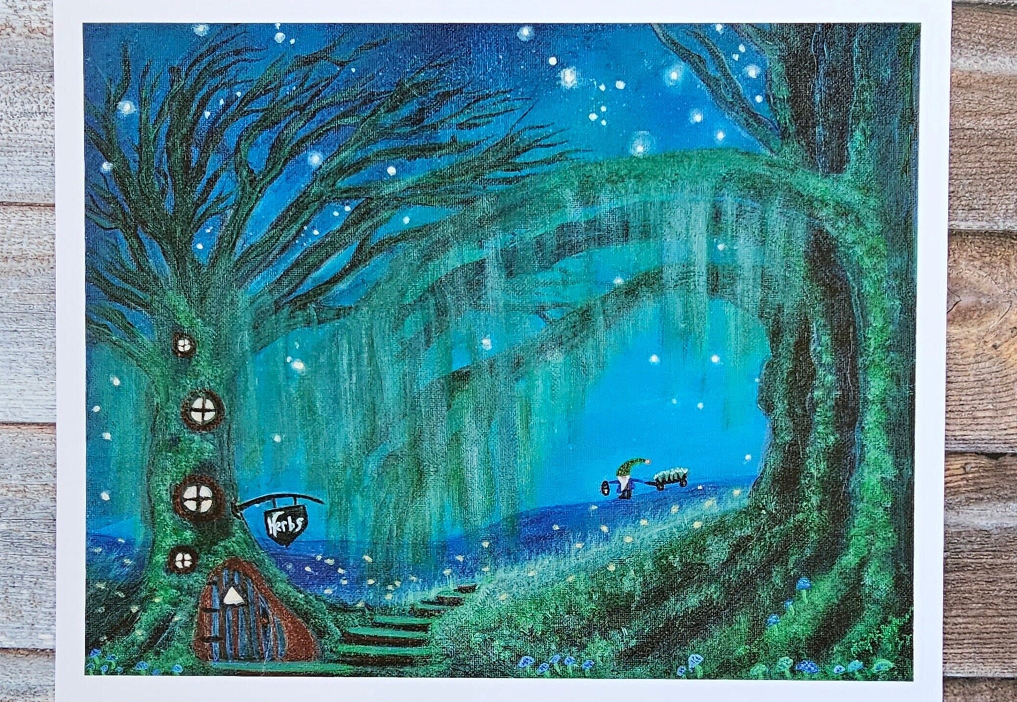 Gnome Art Print - Apothecary 11x14 Print From My Original Painting ...