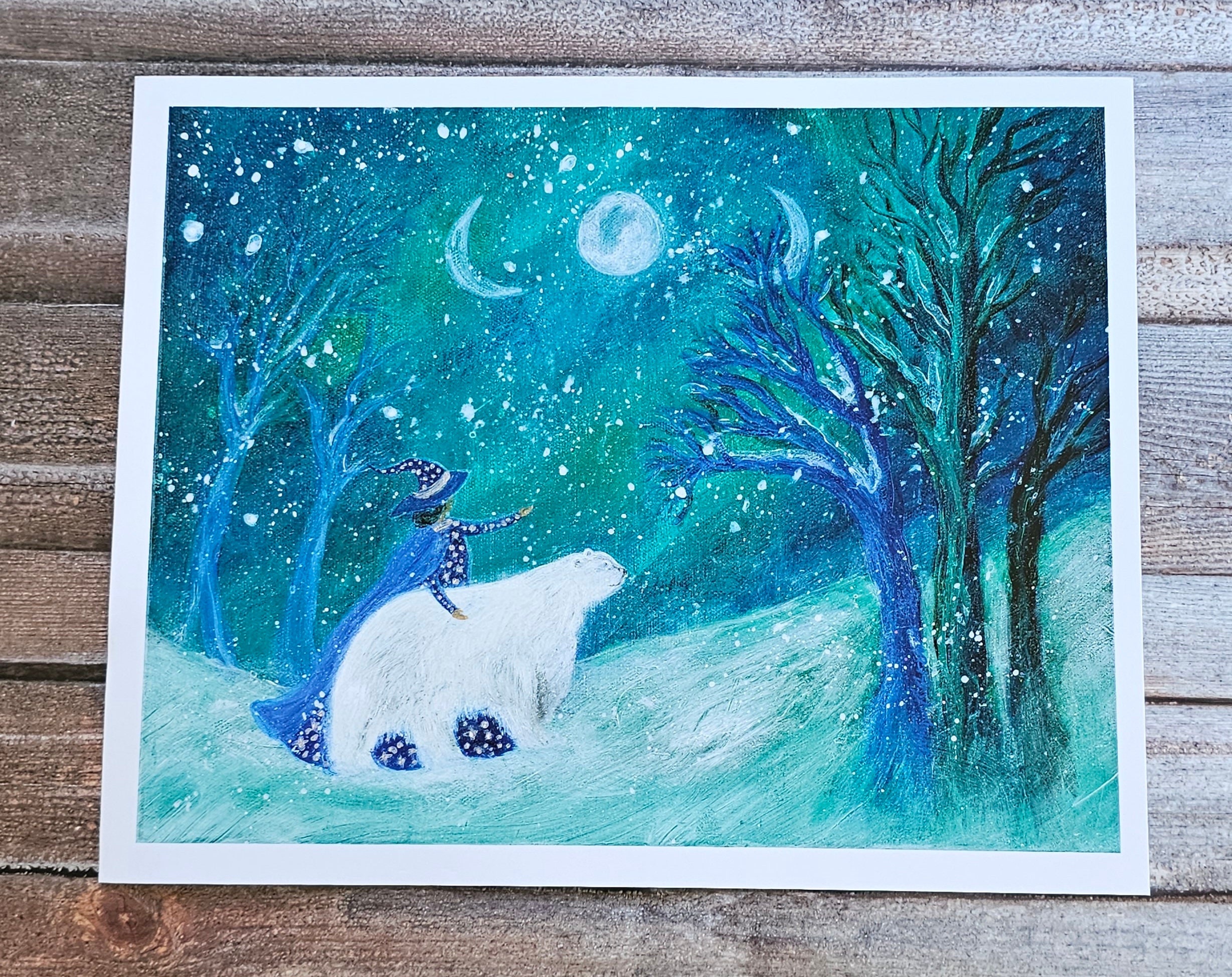 Balduf and Ganieda 11x14-in Print From My Original Painting, Fantasy ...