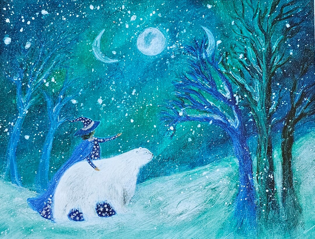 Balduf and Ganieda 11x14-in Print From My Original Painting, Fantasy ...