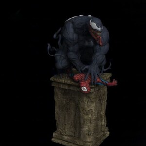 Venom Vs Spiderman 3D Printing .STL - Etsy