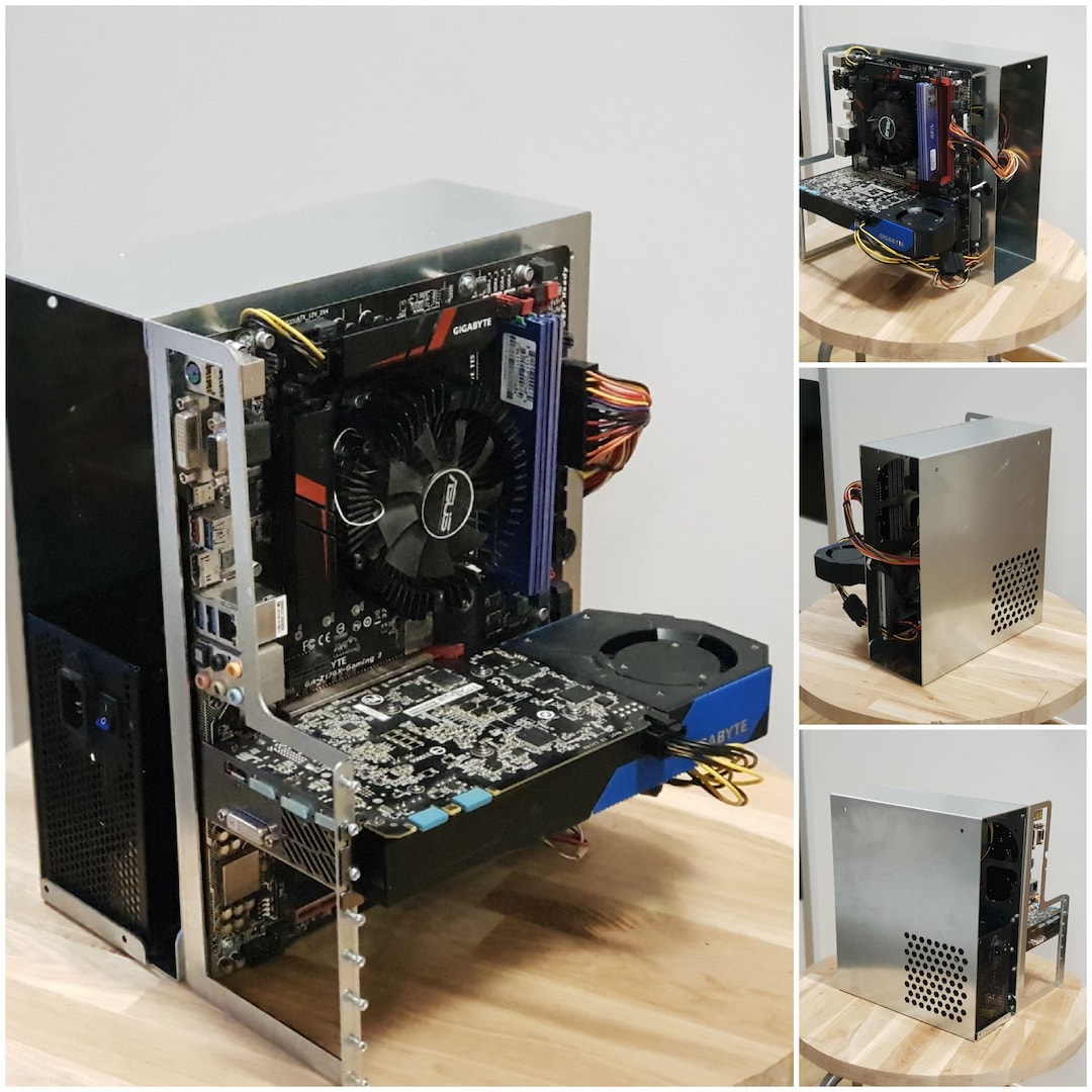 P-CASE 1 ATX RAW / Open Pc Case / Test Bench / Open Pc Horizontal ...