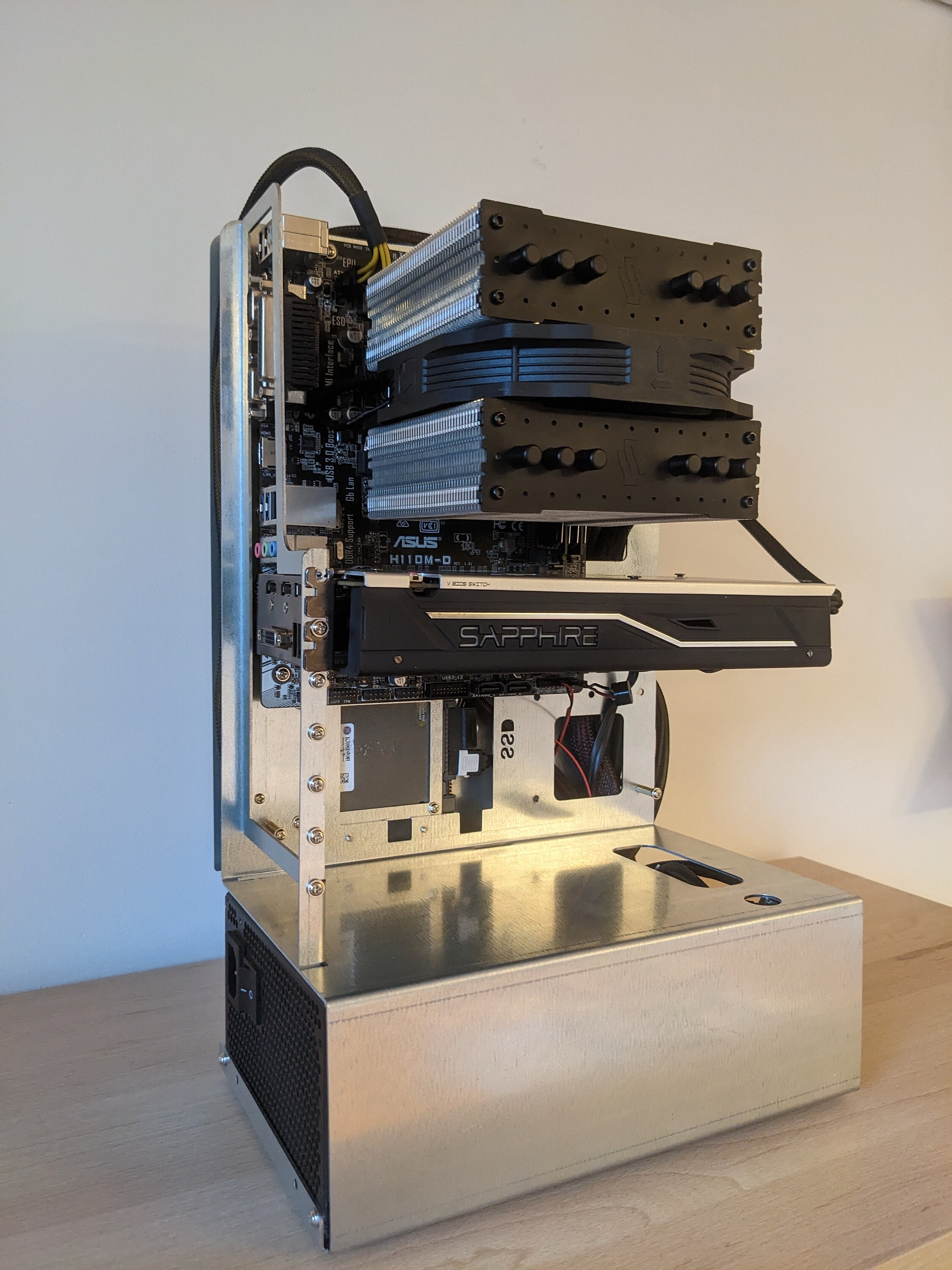 M-CASE 1 ATX RAW / Open Pc Case / Test Bench / Open Pc V Raw - Etsy