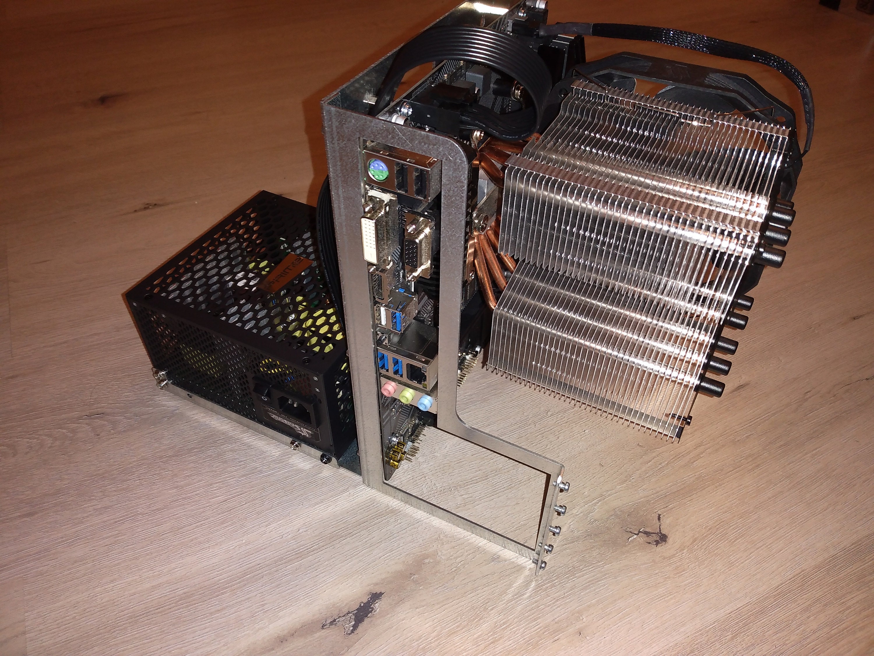 P-CASE 2 Matx RAW / Open Pc Case / Test Bench / Open Pc - Matx - Raw ...