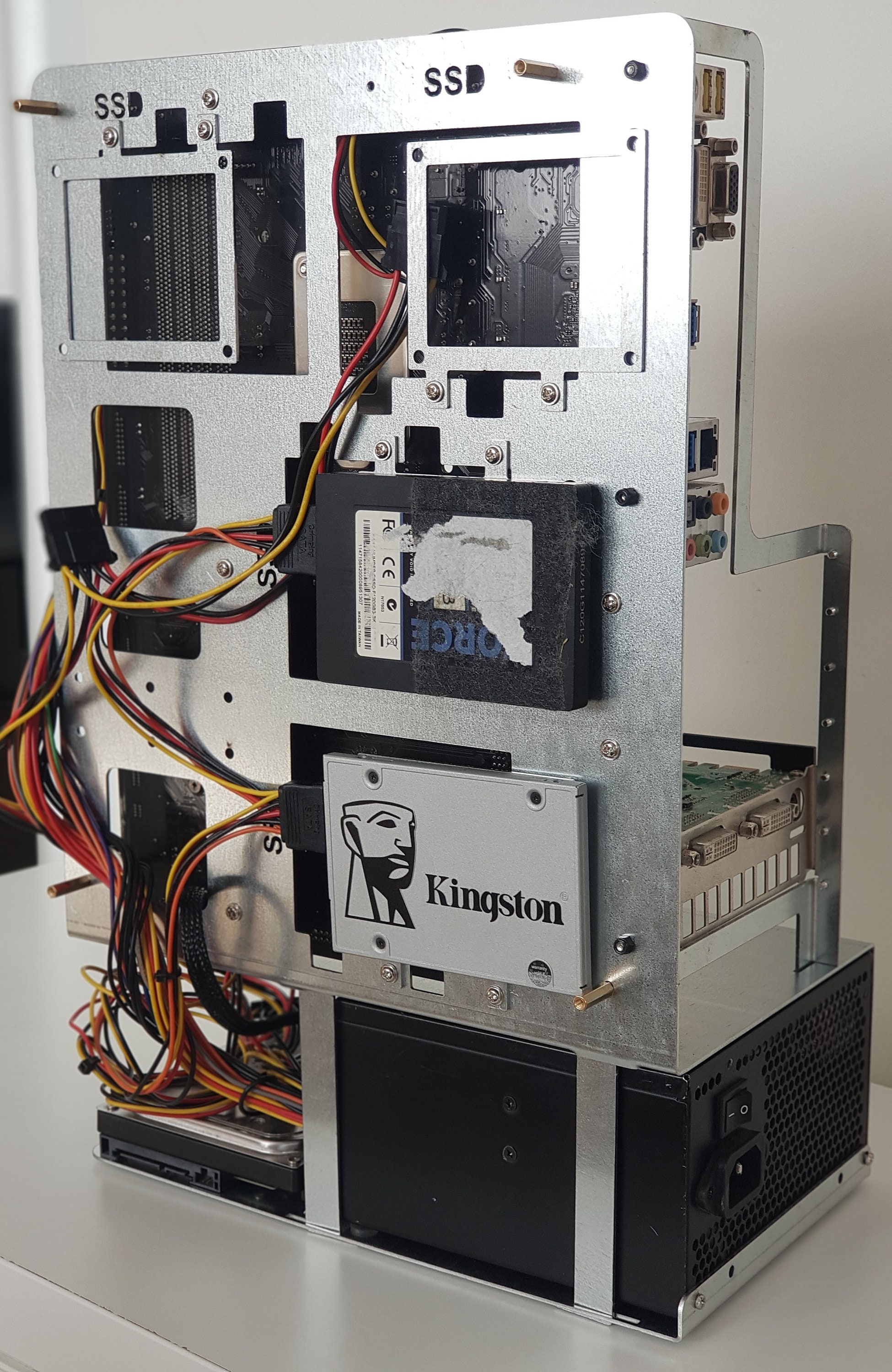 M-CASE 1 ATX RAW / Open Pc Case / Test Bench / Open Pc V Raw - Etsy