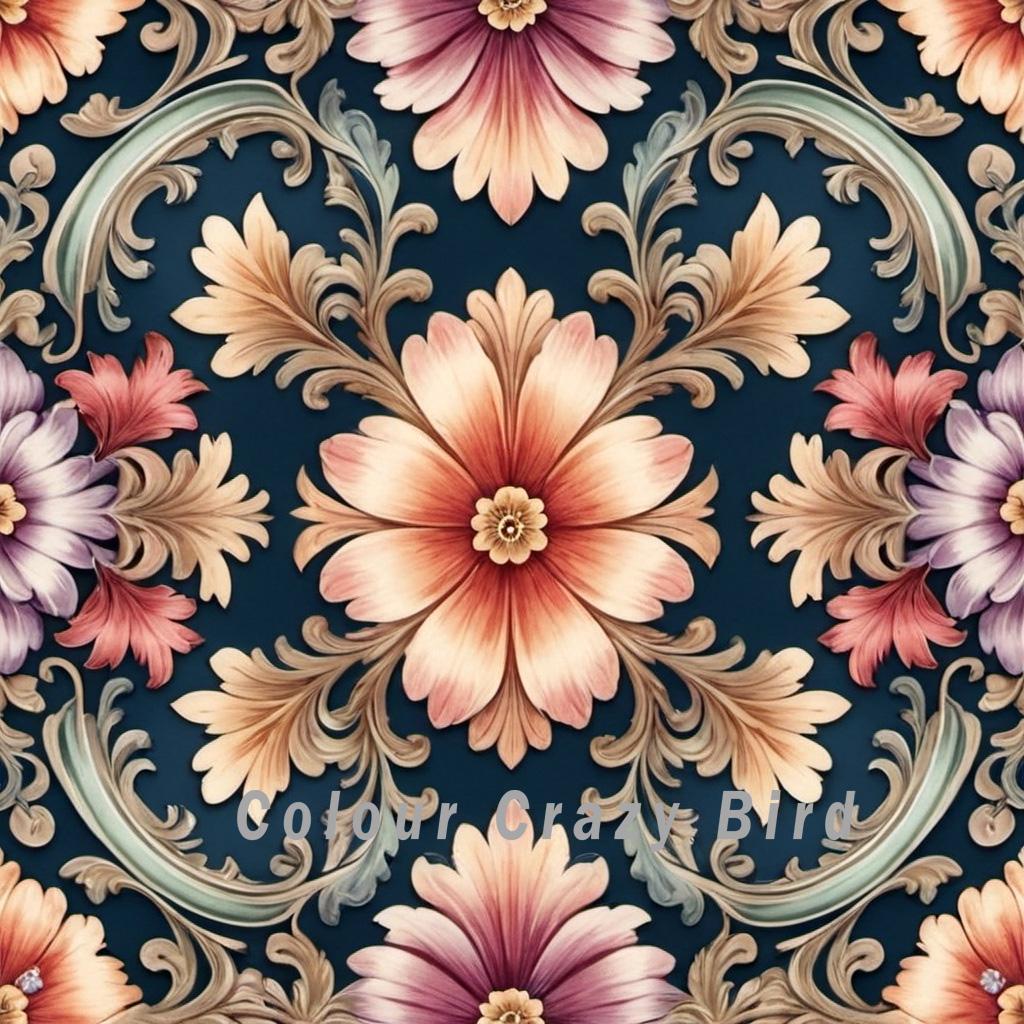 Pretty Seamless French Style Papers/decorative Paper Crafts/digital ...
