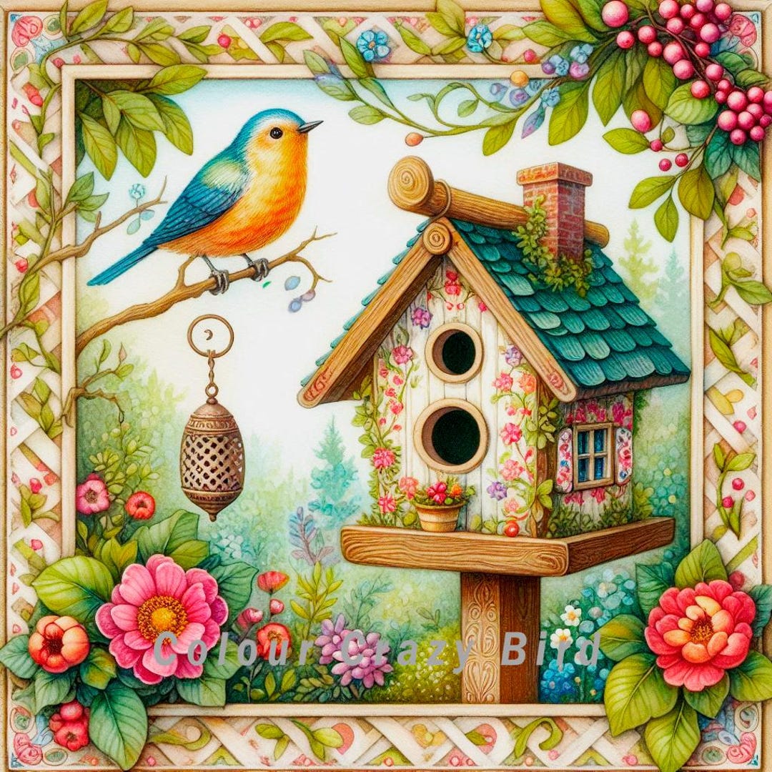 Pretty Whimsical Birdhouses. - Etsy