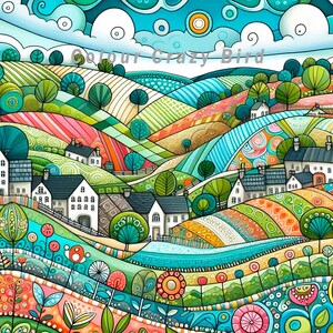 8 Whimsical Countryside Scenes. - Etsy