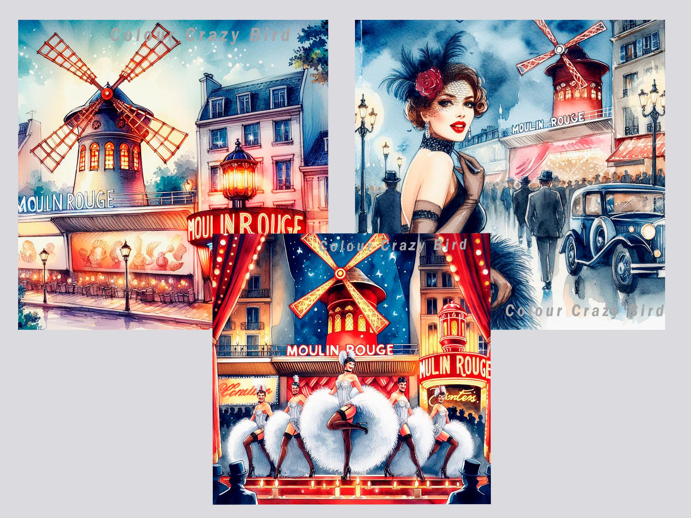 Moulin Rouge Paris Graphics. - Etsy