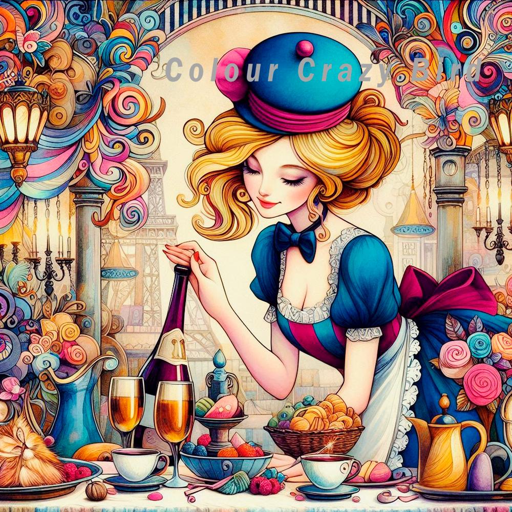 The French Waitress. - Etsy