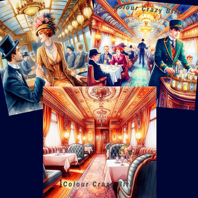 Orient Express Lunch Menu - Etsy Canada