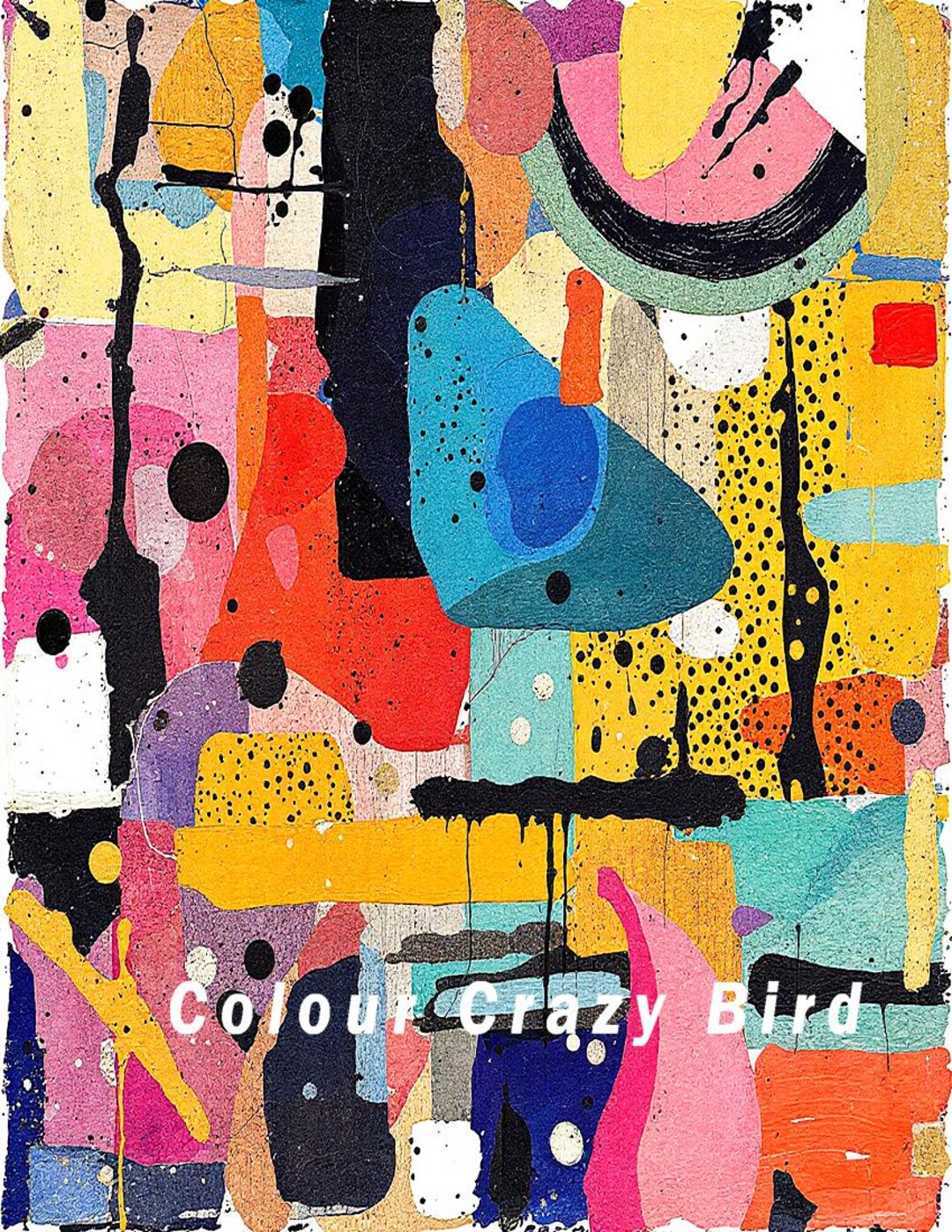 10 Abstract Art Papers. - Etsy