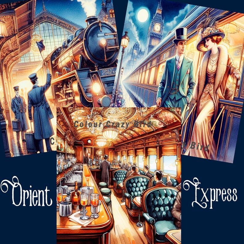 Vintage Orient Express. - Etsy