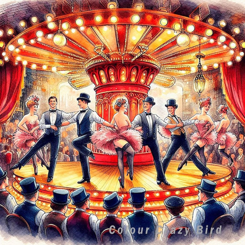 Moulin Rouge Paris Graphics. - Etsy