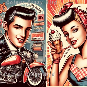 Very Rockabilly Graphics. - Etsy