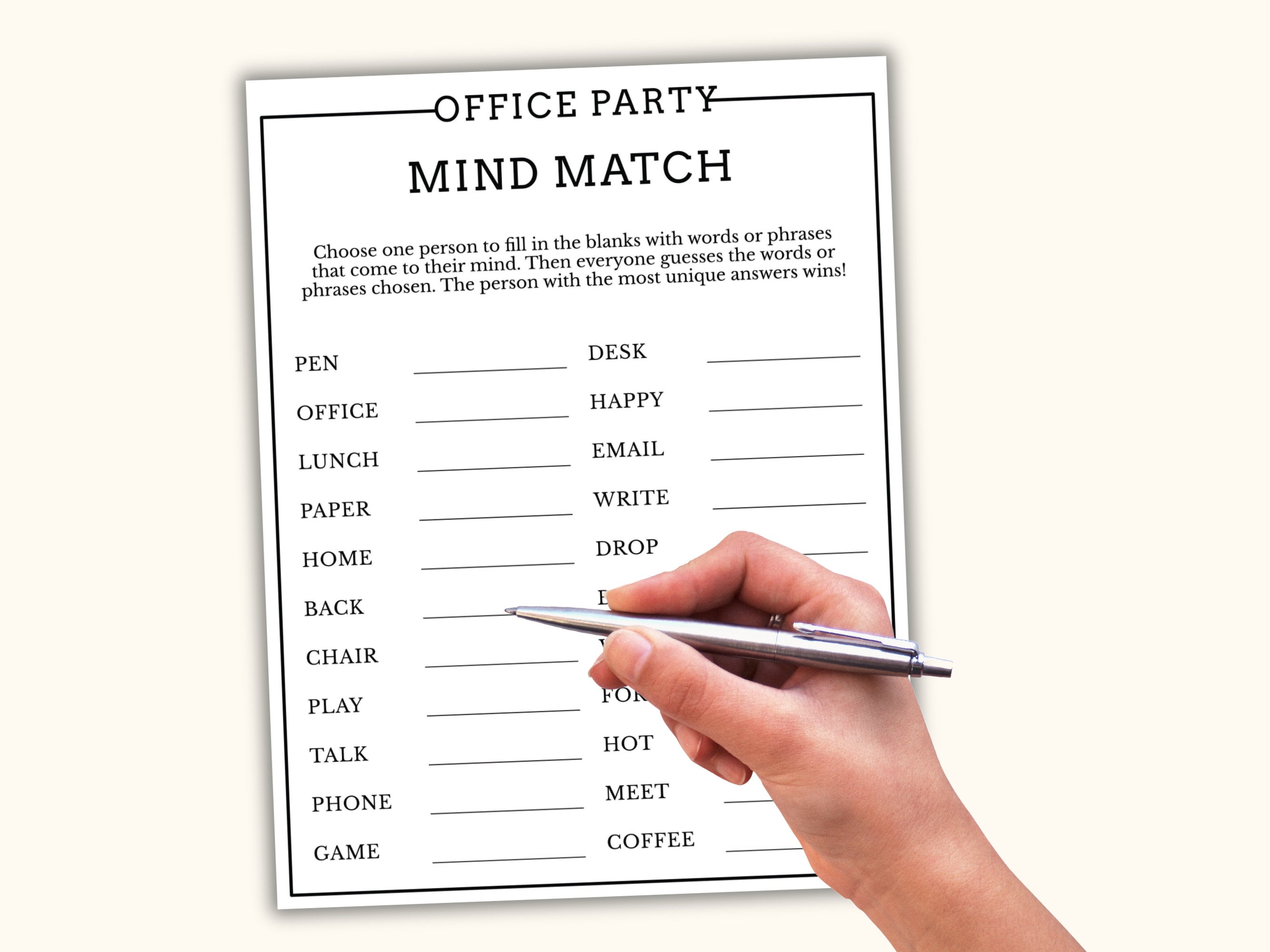 Office Party Games Bundle 12 Printable Work Party Games for Team ...