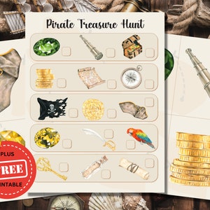 Printable Pirate Treasure Hunt Game for Kids Birthday Parties ...